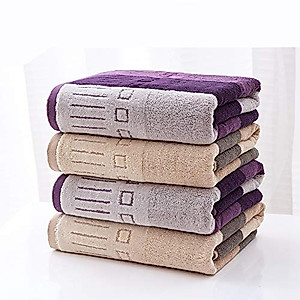 4 Pack Washcloths 100% Cotton Washcloths Set, 13 x 13 inches, Soft Bathroom Wash Cloths, Highly Absorbent Thickened Face Towels, Fingertip Towels, Luxury Face Cloths Wach Cloths for Bathroom Hotel Spa