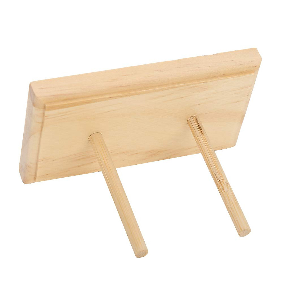 Wooden Hand Spinning Holder Spinning Yarn Ball Holder Wool Skein Thread Dispenser Embroidery Stitching Thread Holder Thread Spool Bobbin Rack Organizer with 2 Shaft