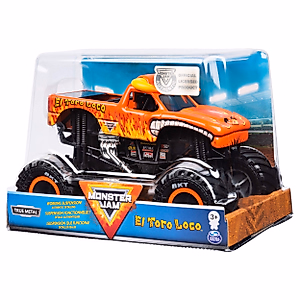 Monster Jam Official El Toro Loco Monster Truck Die-Cast Vehicle, 1:24 Scale