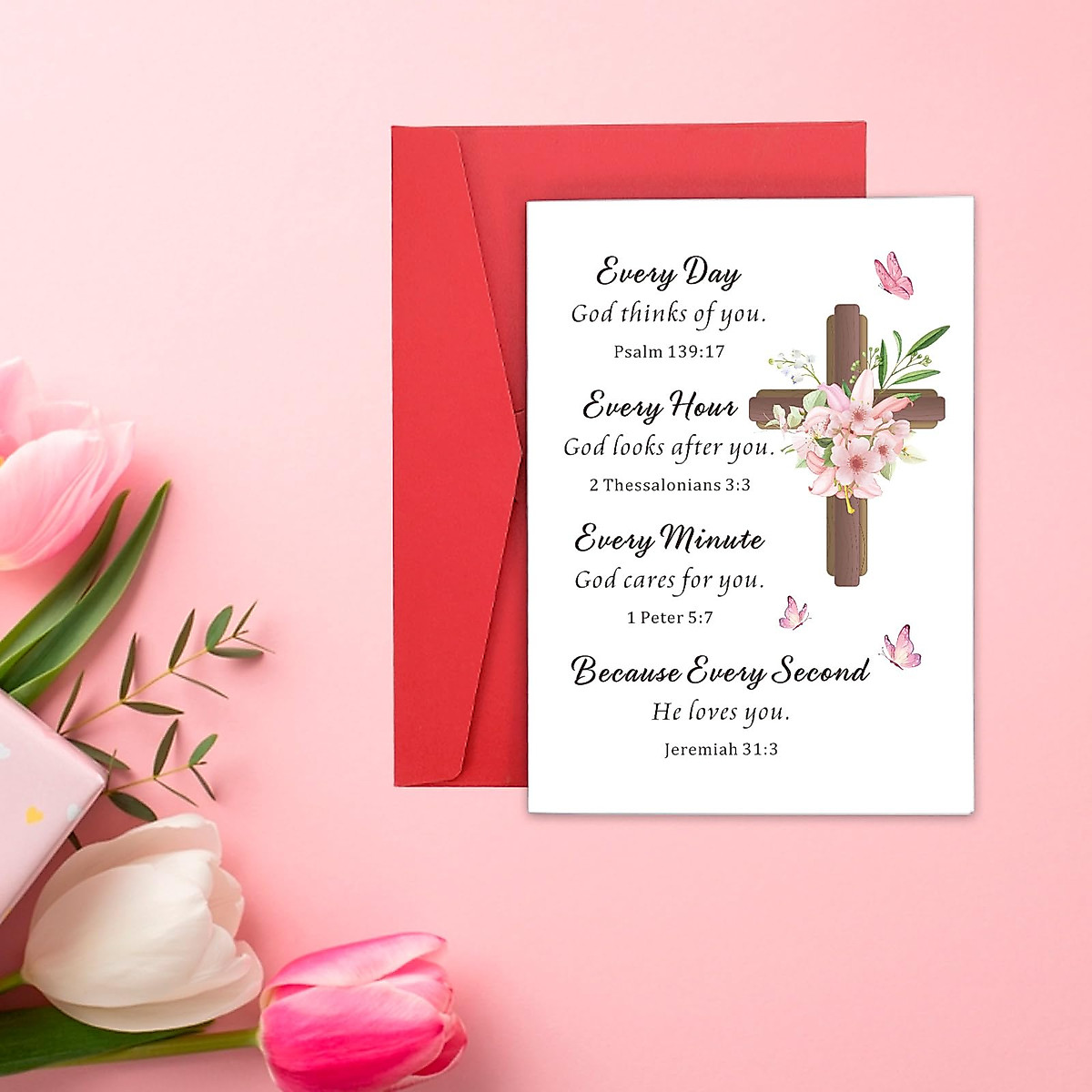 Baptism Gifts for Girls Catholic Boys Baptism Cards for Kids Christian Gifts for Women Back to School Gift Bridal Shower Gift Officiant Gifts First Communion Confirmation Pastor Appreciation Christmas