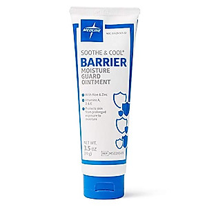 Medline Soothe & Cool Barrier Moisture Guard, 3.5 oz. , 12 count (Pack of 1)