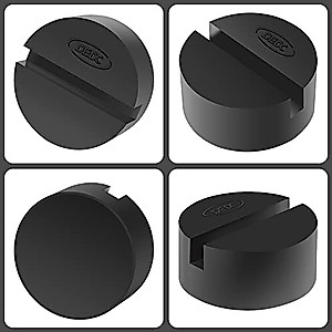 DEDC Universal Jack Stand Pad Adapter Pinch Weld Side Frame Rail Protector,2 Pack