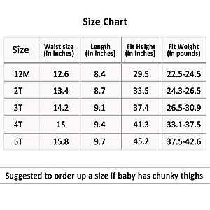 MooMoo Baby Cotton Training Pants 4 Pack Padded Toddler Potty Training Underwear for Boys and Girls-12M-5T