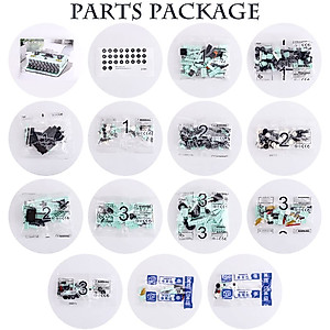 ENHANA Ideas Retro Typewriter Building Blocks Toys Model,STEM Building Idea Set,Best Nostalgic Gift for 6+ Year Old Kids or Adults,820PCS