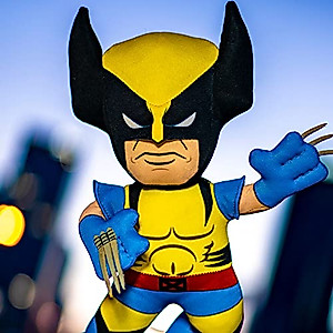 Bleacher Creatures Marvel Wolverine 10" Plush Figure - A Superhero for Play and Display