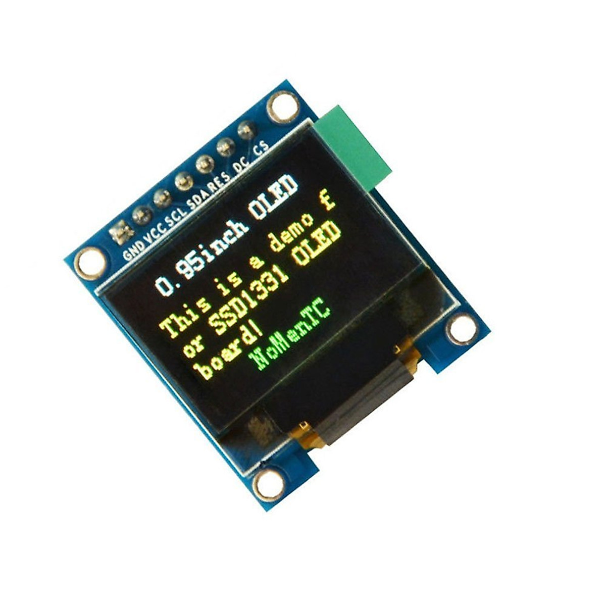 HiLetgo 0.95" Inch 7 Pin Colorful 65K SPI OLED Display Module SSD1331 96 * 64 Resolution for Arduino 51 STM32