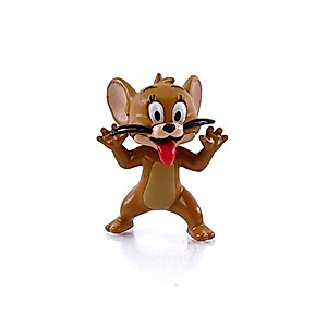 Jada Toys Tom and Jerry 1:24 2015 Dodge Challenger Hellcat Die-cast Car w/ 2.75" Jerry Figure, Toys for Kids and Adults