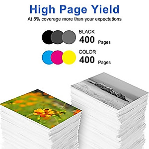 LC3013 High Yield 4 PKS Compatible Ink Cartridge Replacement for Brother LC3013 LC3011 Ink Cartridges BK/C/M/Y, Use for MFC-J491DW MFC-J497DW MFC-J690DW MFC-J895DW Printer