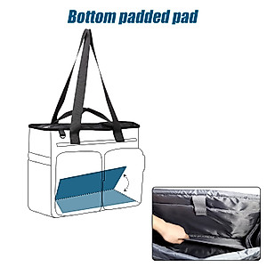 Utility Tote Bag for Work Women Teacher Nurse Diaper Carry on Carryon Weekend Trip Weekender Overnight Travel Groceries Appriceation Gift for New Nurse Teaching Nursing School Student Graduation