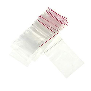 Homeford Mini Plastic Zip-Lock Bags, 2-Inch, 180-Count