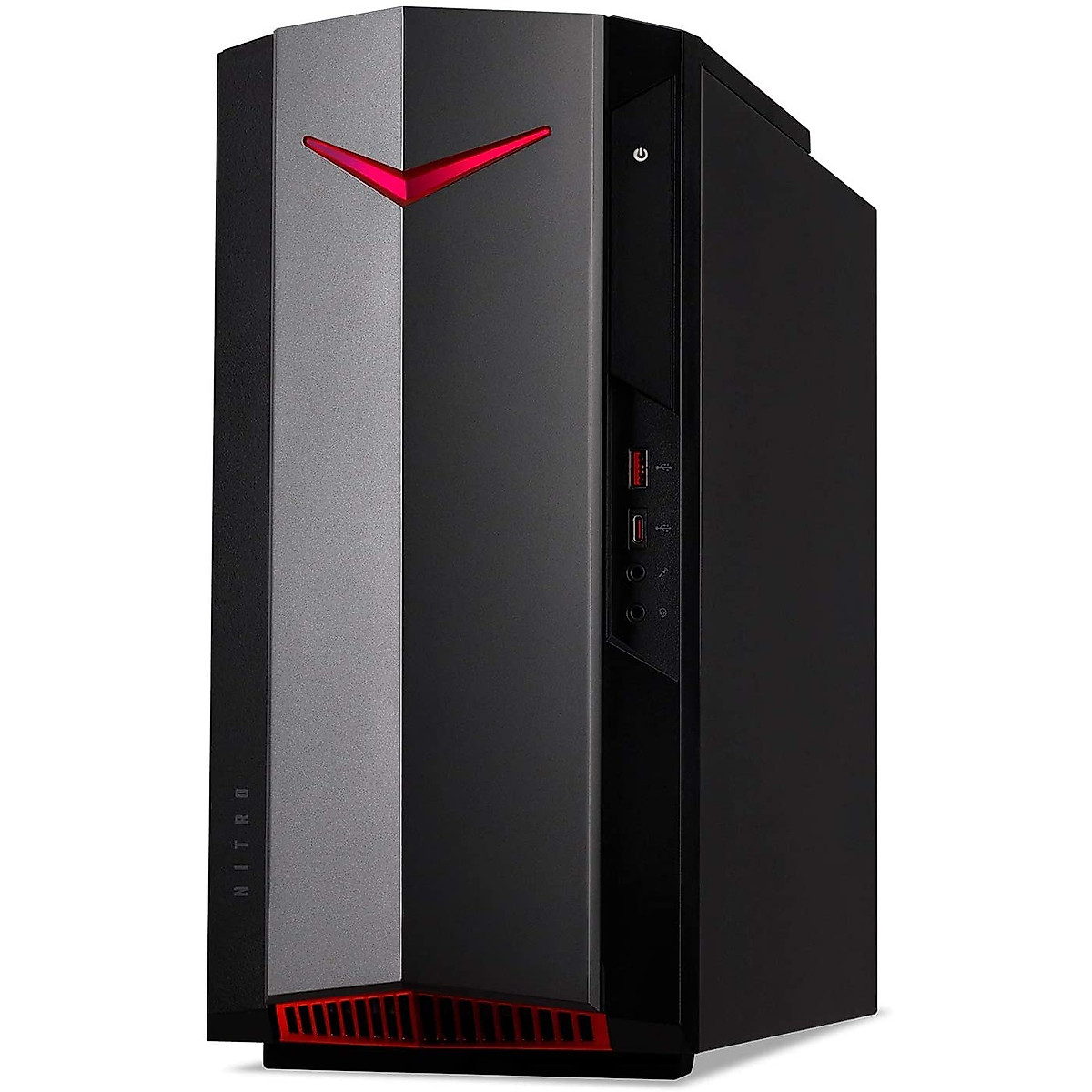 acer 2023 Nitro 50 Gaming Desktop Intel 8-Core i7-11700 32GB RAM 1TB PCIe SSD 2TB HDD NVIDIA GTX 1650 Super GDDR6 4GB HDMI DP DVI-D USB-C WiFi AX BT RJ-45 Windows 11 Home w/RE USB Drive