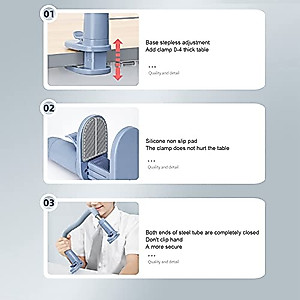 Tnfeeon Kids Desk Sitting Posture Corrector, Prevention of Short Sight, Adjustable Sitting Posture Corrector(Children's Athens Blue)