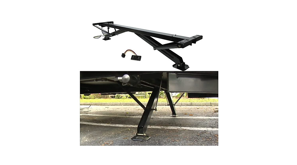 MFZDQL Rear Trailer Power Stabilizer Jack Kit for RVs | Easy Electric ...