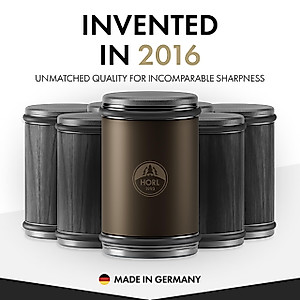 HORL 2 Pro Rolling Knife Sharpener - Kitchen Knife Sharpener for Razor Sharp Edges Made in Germany - Easy Knife Sharpening Kit with 3:1 Planetary Gear with Magnetic Holder with 15 & 20 Degrees