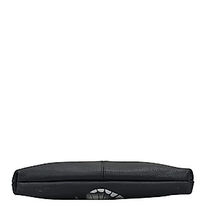 Anna by Anuschka Wristlet Clutch, Butterfly Black