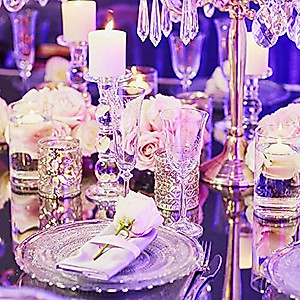 Floating Candles 2” 6 Hour White Unscented Dripless Wax Discs, Floating Candles for centerpieces, Cylinder Vases, Wedding, Party, Pool, Holiday