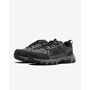 Skechers USA Men's Men's Selmen-Cormack Waterproof Low Profile Water Proof Lace Up with Cap Toe Oxford, Char, 13
