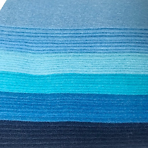 levylisa Fabric Felt Sheets 8"x12" Gradient Colors Nonwoven 1.4mm Thick Felt Paper for Craft, Christmas Ornaments, School Projects, Festival Decoration (Blue)