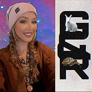 Gracie & Roo EMF Protection Hat, Unisex Beanie, Silver Lining Shields Radiation, Wi-fi (Pink)