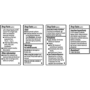 Coppertone Sport Sunscreen Stick SPF 40, Stick Sunscreen for Face and Body, Water Resistant, Travel Size, 1.5 Oz