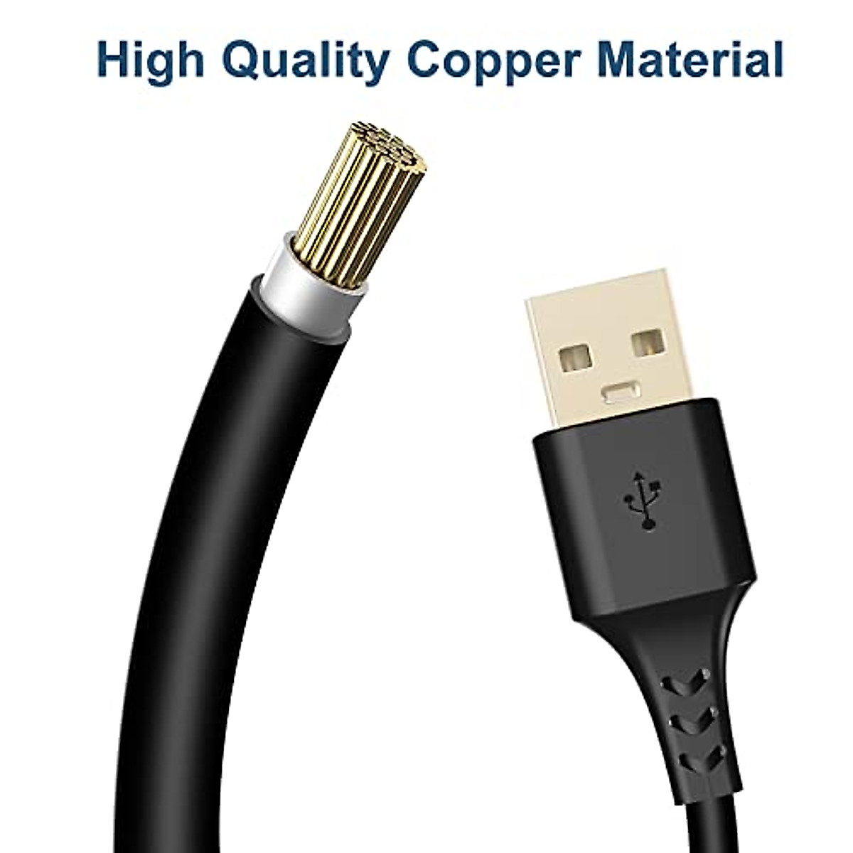 Radar Detector Cable, with USB to RJ11 Plug,for Escort Valentine One Uniden Beltronics Cobra Radar Detector,Replacement Power Cable for Radar Detectors(RJ11-6.56ft)