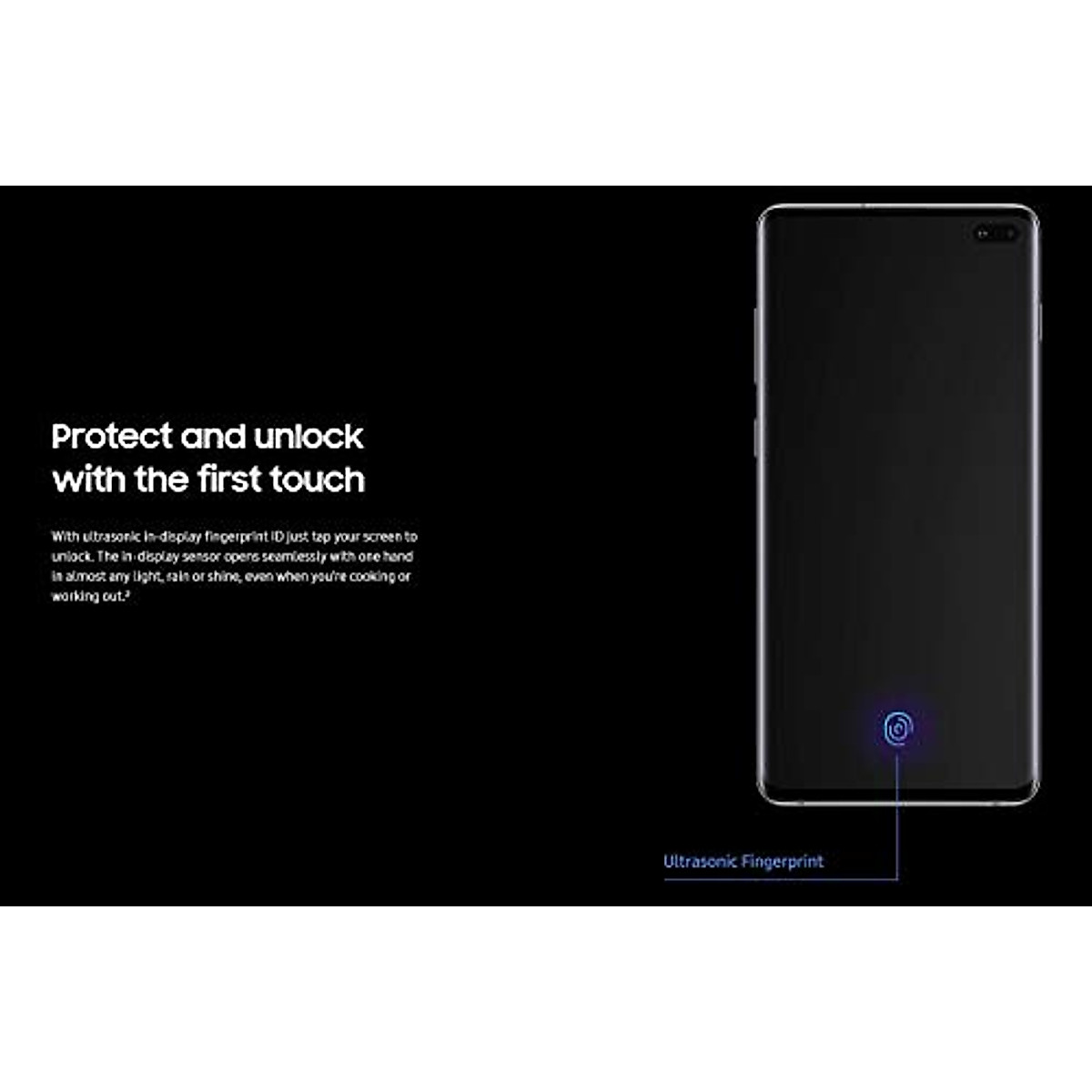 Samsung Galaxy S10+ Plus (128GB, 8GB) 6.4" AMOLED, Snapdragon 855, IP68 Water Resistant, Global 4G LTE (GSM + CDMA) T-Mobile Unlocked (AT&T, Verizon, Sprint, Metro) G975U (Prism Black)