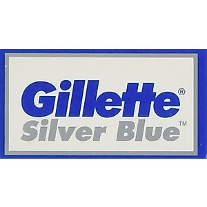 100 Silver Blue Double Edge Razor Blades Made in Russia by 7 O'clock