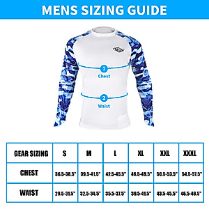 Palmyth Fishing Shirt for Men Long Sleeve Sun Protection UV UPF 50+ T-Shirts with Pocket (Largemouth bass/Flag, Medium)