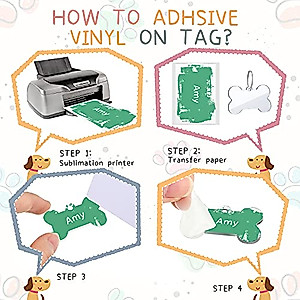 24 Pieces Blank Acrylic Dog Tag Bone-Shaped Acrylic Dog ID Tags with 24 Pieces Key Chain Rings for DIY Dogs and Cats Pet Name Number Tags Crafts Decorations, 1.49 x 1 Inch