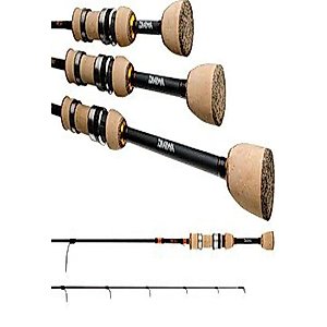 Daiwa Presso 6'6" Ultralight Fast Action Travel Spinning Rod, 2-Piece - PSO662ULFS,Black