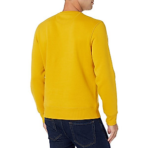 Amazon Essentials Men's Fleece Crewneck Sweatshirt (Available in Big & Tall), Gold, Small