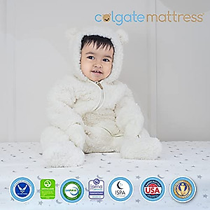 Colgate Mattress EcoClassica III Eco-Friendlier Crib Mattress - Dual-Firmness Infant and Toddler Mattress with Thick, Sustainable Foam and Certified Organic Cotton Cover