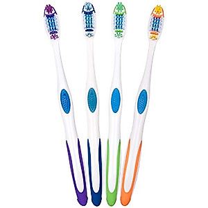 RM Oral Whitening Cavity Defense Soft Toothbrushes, 4 Count Twin Pack
