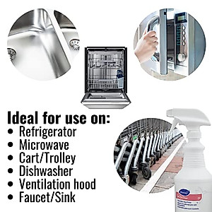 Diversey Suma Suma Inox D7, 32 Oz Spray Bottle, 6/carton