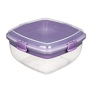 Sistema 1.63L Salad & Sandwich, 1.63 L, Assorted Colours