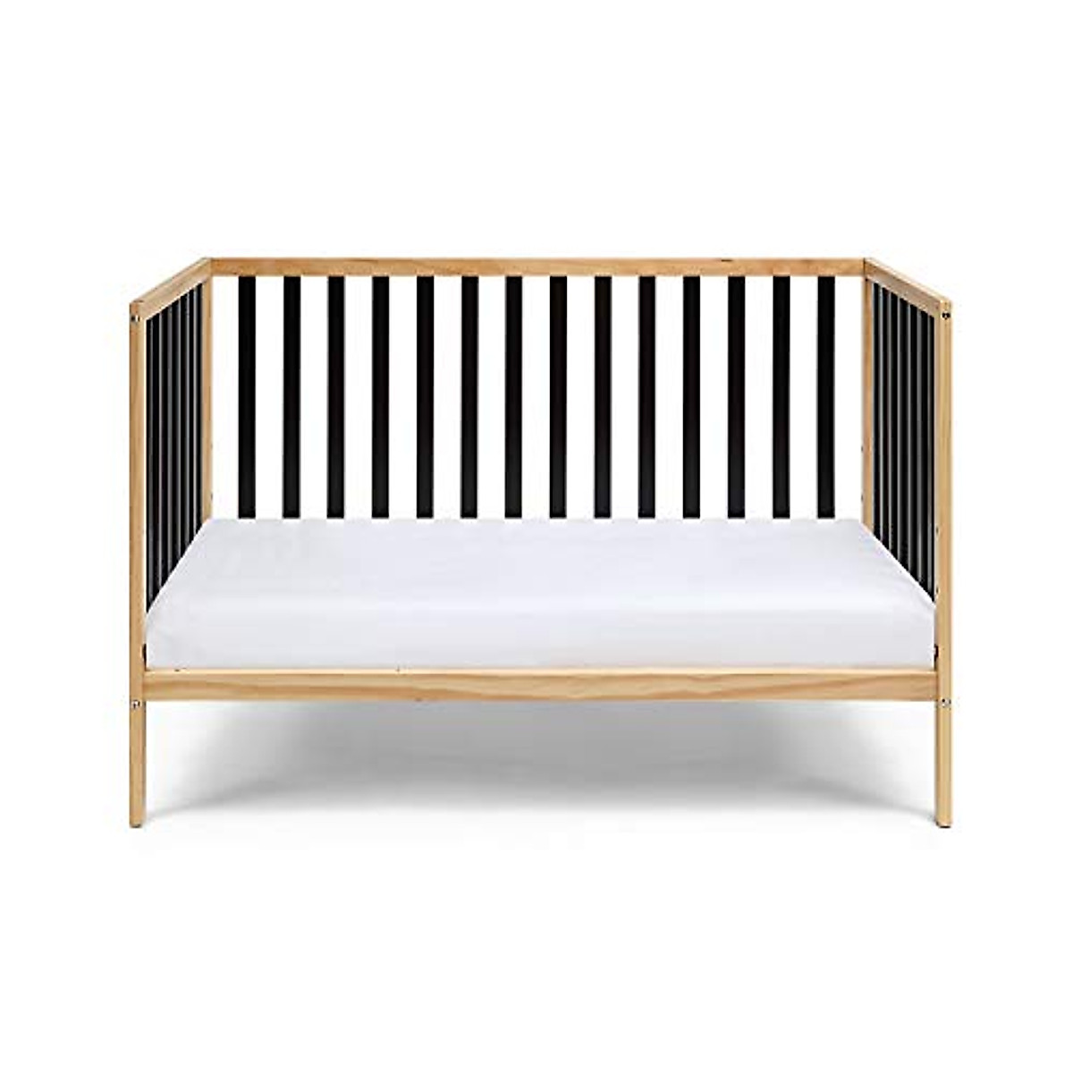 Baby Cache Deux Remi Island 3-in-1 Convertible Crib (Do Re Me) Natural & Black