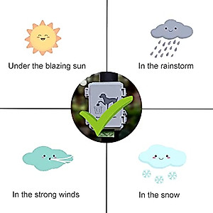 Dog Poop Bag Dispenser Wall Mount Waterproof Outdoor Dog Bag Dispenser | Printed With Cute Clean Up Dog Poop Signs | Stake, Pole, Fence Mounted | Fits Home, Porch, Lawn, Yard（only dispenser)