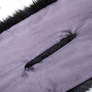 CanB Women's Large 1920 Faux Fur Shawl Bridal Wedding Fur Wraps and Bolero Faux Mink Shrug for Women