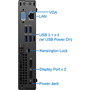Dell OptiPlex 5090 Micro Desktop, Intel i7-11700- 32GB RAM, 2TB NVMe SSD, AC Wi-Fi, BT, USB Type-C, DisplayPort, HDMI, VGA, Windows 11 Pro