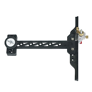 Archery Recurve Bow Target Sight T Shape Adjustable with Ring Pin with Dot Detachable for Takedown Competition Olympic Style Hunting Practice Range