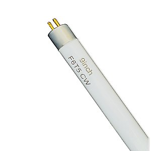 Accway (6pack) 9'' F6T5/CW Fluorescent 4100K Cool White Bulb, 6 Watt Light T5 Linear Lamps Replacement Camping Lantern Tubes, F6T5/TTL Makeup Mirror