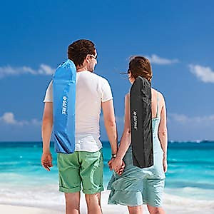 G4Free Beach Chair Folding Portable Beach Backpack Camping Chair for Adults with Mesh Back