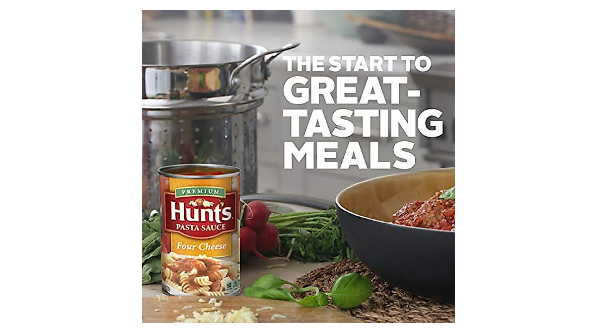 Hunt's Four Cheese Spaghetti Sauce - Rich Flavor, 24 oz