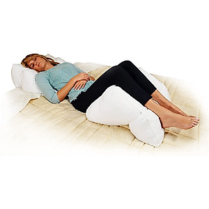 Contour Flip Pillow - 10-in-1 Rest Positions Wedge Pillow for Gentle, Plush Elevation for Back, Knees, Legs or Stomach Support Comfort & Relief - Standard Size (20 inch Width - Pillow ONLY)