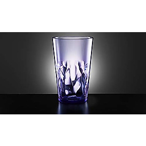 SCANDINOVIA - 19 oz Unbreakable Premium Drinking Glasses - Set of 6 - Tritan Plastic Tumbler Cups - Perfect for Gifts - BPA Free - Dishwasher Safe - Stackable