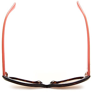 Kate Spade New York Women's Angeliq Cat-Eye Sunglasses, Tortoise Blush/Brown Gradient, 55 mm