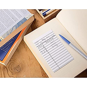 250-Pack Library Cards for Easy Book Tracking