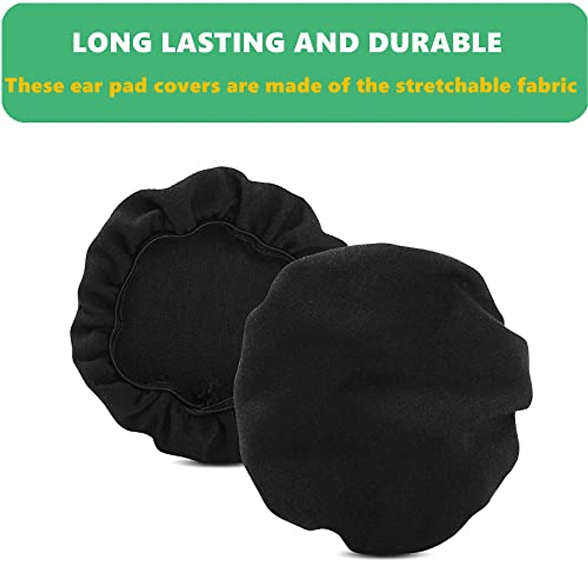 TaiZiChangQin 4 Pcs Stretch Sweat Absorption Ear Pads Covers Compatible with Parrot ZIK 1.0 2.0 3.0 by Philippe Headphone