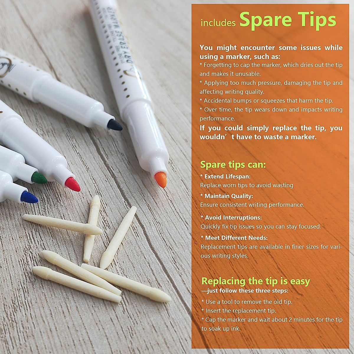 Dry Erase Calendar Kit- Magnetic Calendar for Refrigerator - Monthly Fridge Calendar Whiteboard with Extra-Thick Magnet Included Fine Point Marker & Eraser & Holes for Wall Hanging