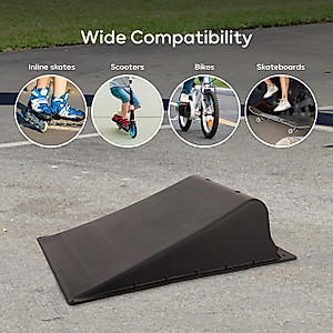 Starter Kit, Ideal for Skateboarding Stunts and Jumps, Skate and Scooter Launch Pads